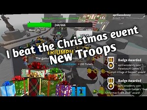 Roblox Tower Defense Simulator | Update New Event and New Troops