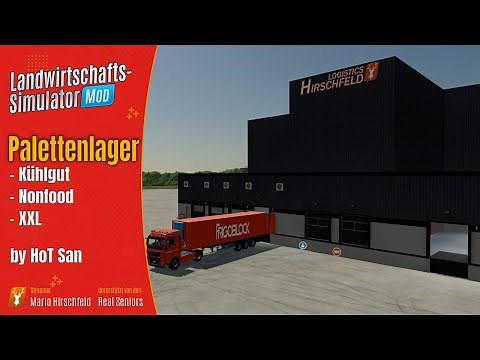 LS22 Modpack / Automatisches Palettenlager XXL // LS22 Mods