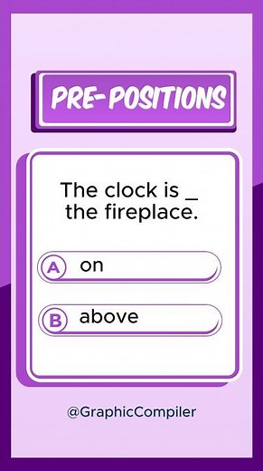 Interactive Grammar Fun | Preposition Quiz | GraphicCompiler #shorts #kidsquizzes