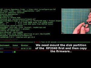 Raspberry Pico RP2040 with PlatformIO CLI & VSCode using Arduino Framework from scratch with issues