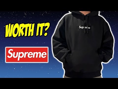 SUPREME BOX LOGO HOODIE SIZING & REVIEW?!