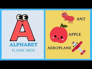 ABC Flashcards for Toddlers and Kids| Learn ABCD and First Words| ABC Alphabet.