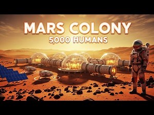 LIFE ON MARS 2047: First Humans Build Colony on Red Planet - Launch to Landing | Cinematic AI Film