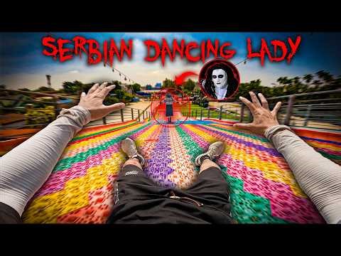 POV Parkour: Escaping the Serbian Dancing Lady on the Rainbow Slide!