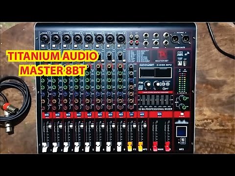 Titanium Audio Master 8BT professional Mixer Features