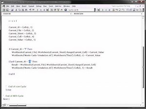 Excel VBA: Monte Carlo Simulation and Risk Analysis