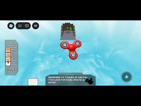 Having lots of fun sliding down stuff. (Roblox Ultimate Slide Box Racing)