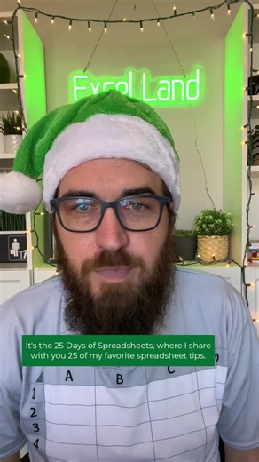 2.5K views · 34 reactions | Let Excel do your work for you. #excel #workhacks #25daysofspreadsheets | Spreadsheet Nation | Facebook