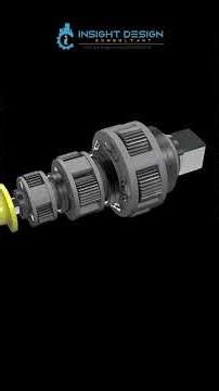 ⚙️ Inside a Planetary Gearbox – 3D Exploded View #shorts #machinedesign