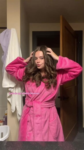 get the perfect blowout with me 1. wash hair with amika shampoo 2. brush out hair 3. Grab our Shark Airwrap 4. Blow dry hair until 60% dry 5. Spray amika Brooklyn Bombshell Blowout spray 6. Attach the round brush 7. Use this to get your roots dry and the rest of your hair 80% dry 8. Rube the dae Cactus 3-in-1 Styling Cream in 9. spray hair with the COLOR WOW Raise the Root Thicken and Lift spray 10. use the left curl attachment to curl left side 11. add more Amika spray 12. add more COLOR WOW sp