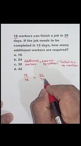 Civil service exam reviewer / inverse proportion #civilserviceexam2025 | Arturo Infornon Malag Jr.