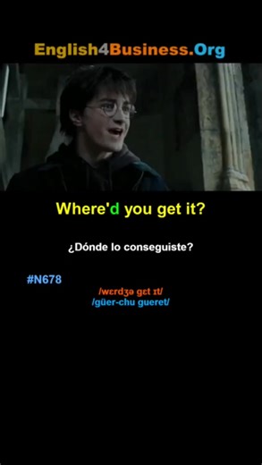 92K views · 3K reactions | WHERE'D YOU GET IT?--- WHERE DID YOU GET IT?--- ¿DONDE LO CONSEGUISTE?--- #N678 #aprenderingles #expresión #ingles #realingles #inglés #aprendainglés #foxenglish #inglesbasico #cursodeingles #inglesamericano #fraseseninglés #aprenderinglesrapido #comoaprenderingles #frases #fraseseninglés #WhereDidYouGetIt #wheredyougetit #dondeloconseguiste | Agustín Uribe | Facebook