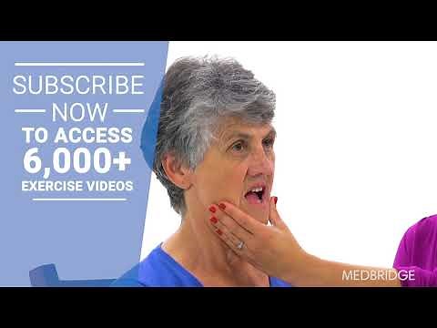 How to Do a Jaw Closing with Resistance Exercise | MedBridge