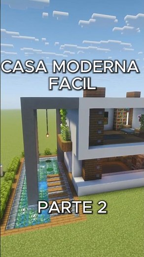 CASA MODERNA FACIL | MINECRAFT #shorts #minecraftbuilding #gaming