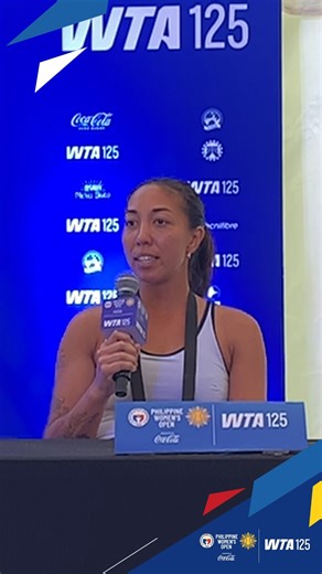 "I want to give back to the community." Filipino-American Mia Horvit is thrilled to be in the home country of her mom and grandparents. She says it's an honor to experience the sights and sounds of Manila, and Filipino cuisine. She is happy that tennis is thriving in the Philippines, saying this could open doors not only for tennis players but also for those in other sports. #PhilippineWomensOpen #WTA125Manila #TennisPH #WomensTennis | Philippine Women's Open