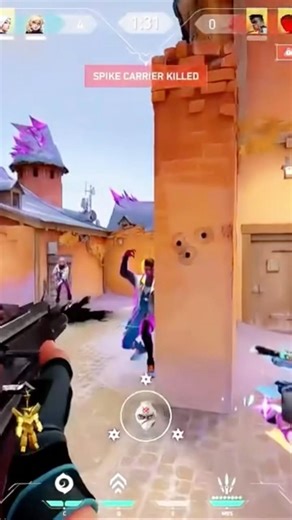 Valorant Jett Gameplay clips | Fastest ACE #valorantclips #1v5ace #headshot #valorantclips #jett