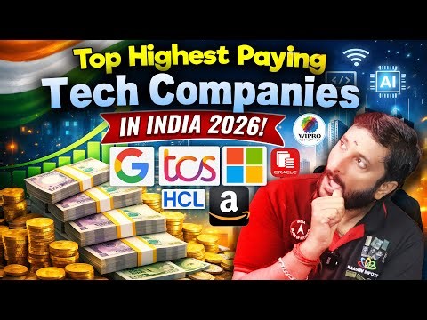 Top Highest Paying Tech Companies in India 2026 💰| Kaashiv Infotech Jobs