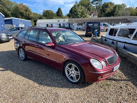 MERCEDES E320 Designo 2004 5 SPEED AUTO 7 SEATER OM648