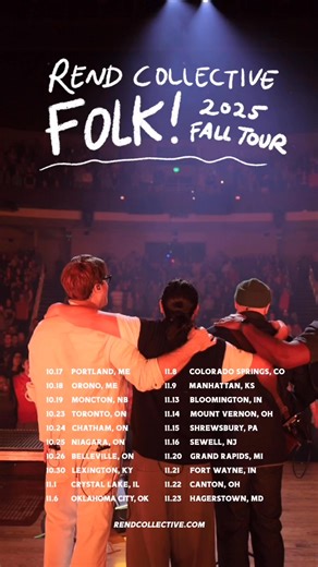 US Tour tickets are now available at rendcollective.com 🎉 who’s joining us?! | Rend Collective