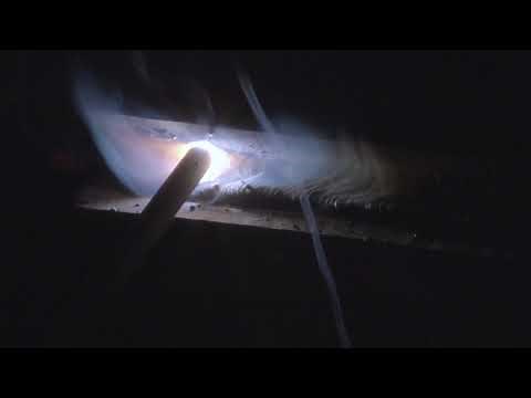 How to Weld a 3/8" plate 7018 All the Way Out With a Backing Strip