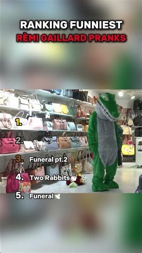 Ranking The Funniest Rémi Gaillard Pranks😂 pt. 10