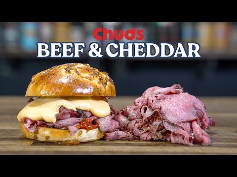 Smoked Beef & Cheddar Sandwich! | Chuds BBQ