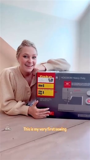 3.5K views · 44 reactions | That feeling when you get a brand new sewing machine!  : @elise.jean_wdh | Singer North America | Facebook