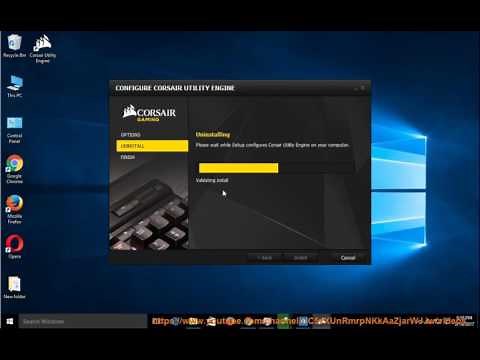 How to Uninstall CORSAIR Utility Engine 2 on Windows 10?