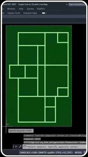 AutoCAD Dimensioning in SECONDS! ⏱️ (YQArch Trick).