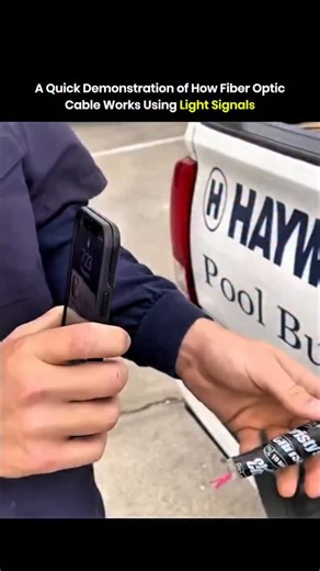 Knowledge Matrix on Instagram: "Optical fibre operates using a clear physical principle. Light travels in straight paths, yet it bends or reflects when crossing between materials at specific angles. Engineers guide this behavior to keep light confined inside an ultra thin strand of glass. These strands use highly purified and flexible glass, which allows light to travel long distances with minimal loss. Light based transmission enables fast and efficient data transfer. At the center of an optica