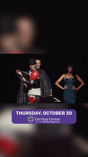 Don’t miss world-famous magician Lance Burton at Cerritos Center on 10/30. Get tickets now: bit.ly/ccpalb | Cerritos Center for the Performing Arts