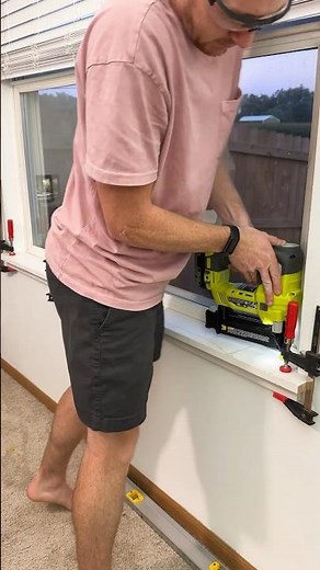 installing window trim for beginners #finishcarpentry #diy #woodworking #windowtrim