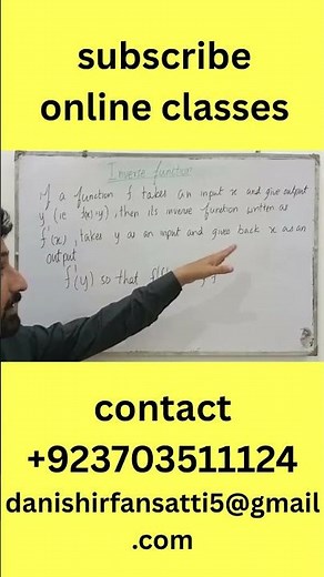 Inverse Function | Functions and Relations Explained 🔁✨