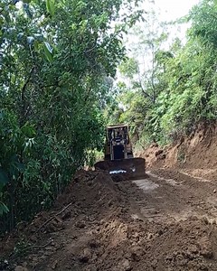 Opening of a new road to the plantation using BULLDOZER D6R XL heavy equipment | Bulldozer Forest