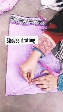 Sleeves Drafting & Cutting | Complete Sleeve Pattern Making ✂️ | Easy Method