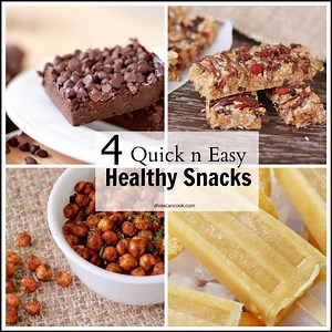 4 Healthy & Delicious Snack Ideas