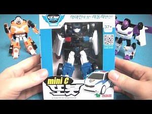또봇 미니 C 개봉 변신동영상 변신자동차 장난감 TOBOT C robot car toy