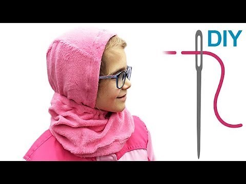 Schalmütze nähen für Anfänger – DIY Sturmmütze mit Schal "Dante"