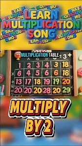 Memorize the 2 times table easily with this fun Multiplication song