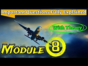 Module 8 Basic Aerodynamics || Important Questions Fully Explained With Theory #aviation2304