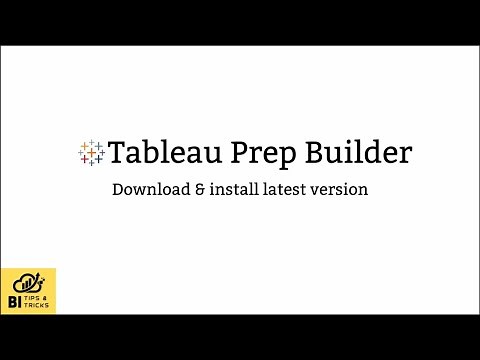 How to download & install Tableau Prep Builder 2023.1