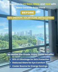 Free quote free measurement 📏📩 Book your cool-down now! #ZenithSolarFilms | Zenith Window Films Singapore