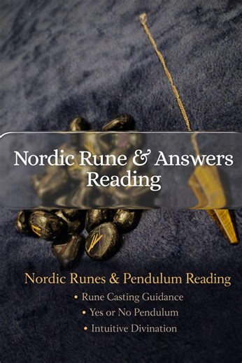 Norse Rune Casting Reading | Pendulum Yes or No Answers & Decision Clarity | Viking Spiritual Guidance PDF - Etsy UK