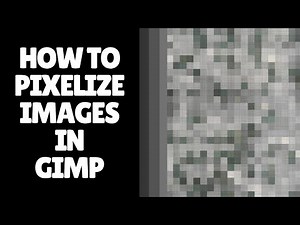 How to Pixelize an Image in GIMP