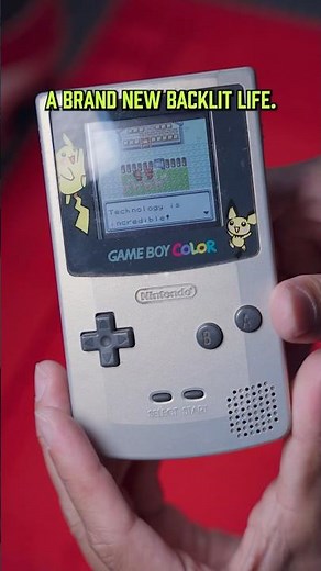 The Easiest Way to Backlight your Gameboy Screen! #gameboy #pokemon