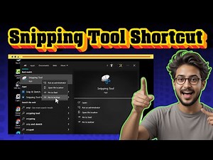 How To Add Snipping Tool To Taskbar In Windows 10 | Quick Access (2025)