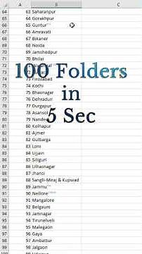 Make Folders from Excel #exceltutorial #excelfunctions #exceltips #exclusive