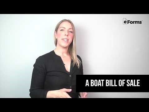 Boat Bill of Sale - EXPLAINED
