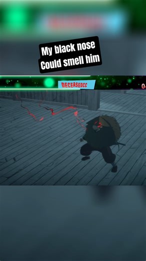 Demon Slayer Hinokami chronicles 2 My black nose smelled him #demonslayerhc2 #gameclips #gameplay