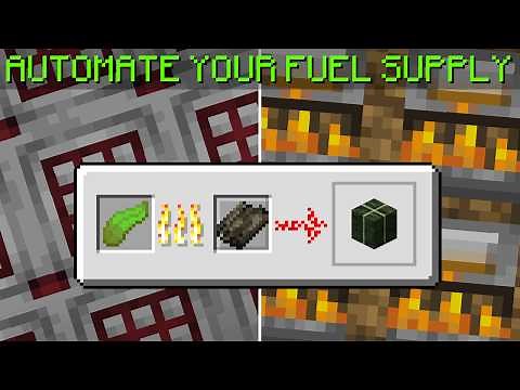 Minecraft 1.21 | Dried Kelp Block Crafter | Tile-able Refueling XP & Fuel Farm